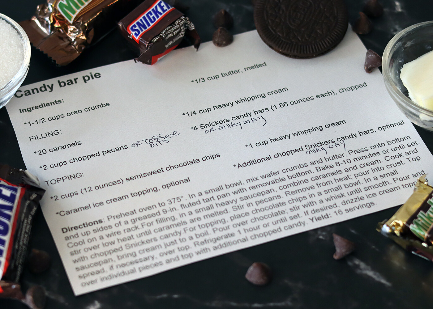 Candy Bar Pie – Chocoholic Anonymous